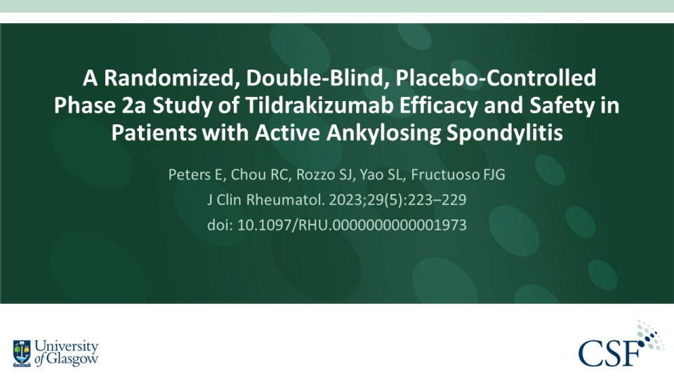 A Randomized, Double-Blind, Placebo-Controlled Phase 2a Study of ...